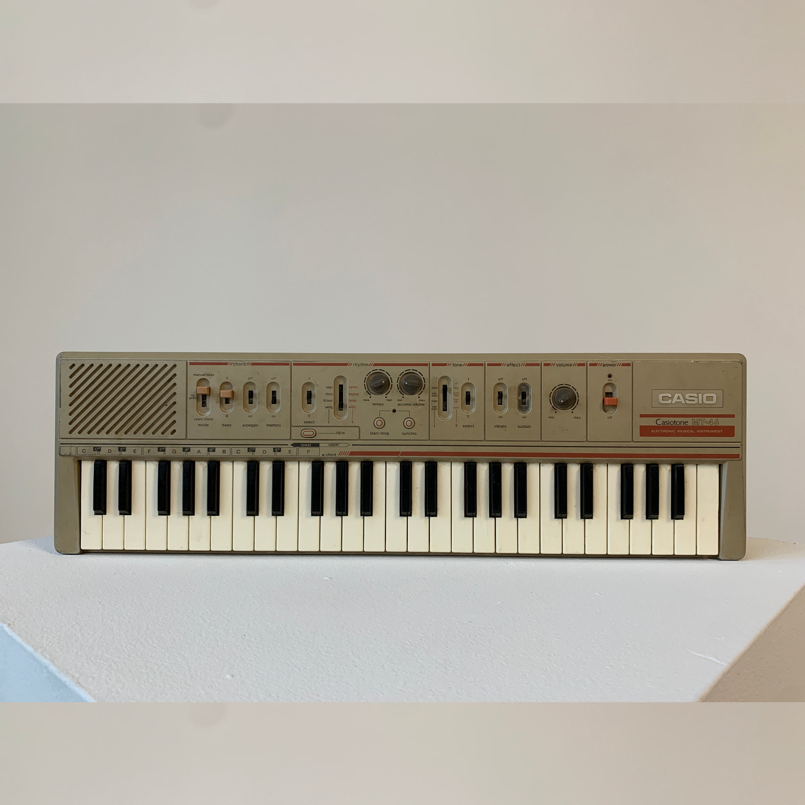 MU024 CASIO VINTAGE CASIOTONE 1980'S KEYBOARD | GIRLS GIRLS GIRLS STUDIO